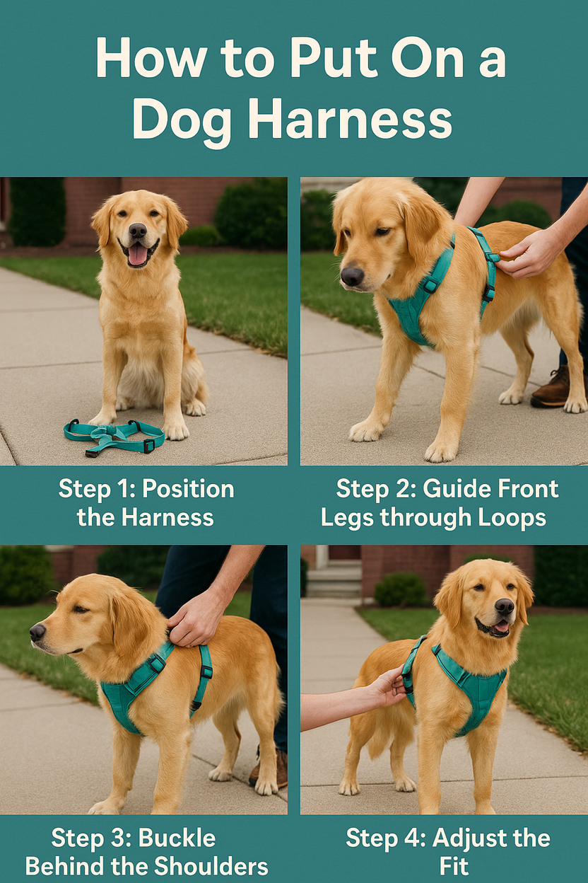 How to Put On a Dog Harness: Vet-Approved 2025 Step Guide 🐶📸 – Woopf